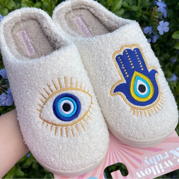 Shoes | Evil Eye Slippers | Poshmark